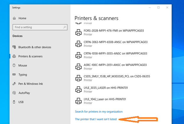 Adding a network printer on a Windows computer — Purdue IT | Client Support Services ...